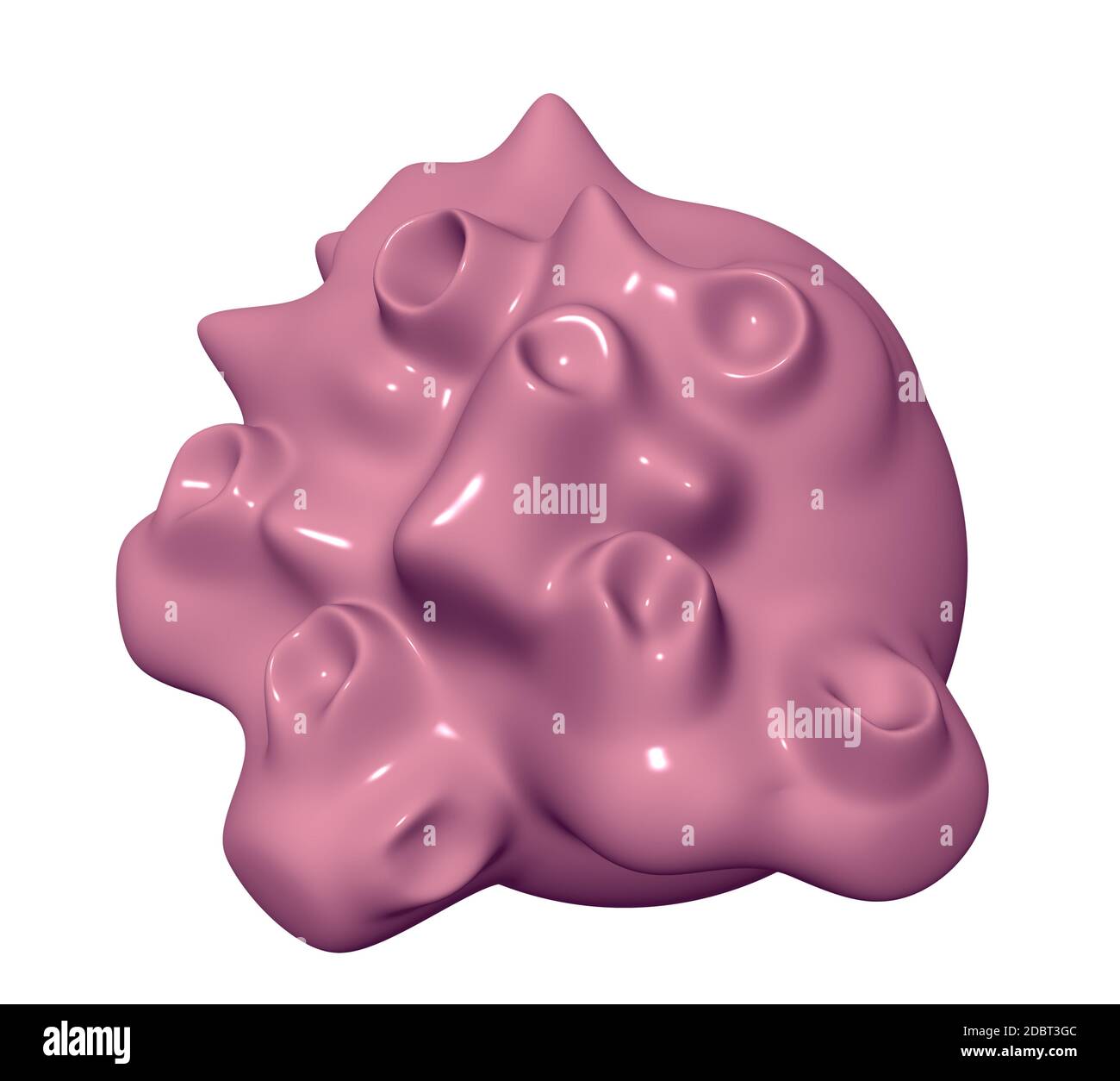 abstract 3d element rendered isolated on white background Stock Photo ...