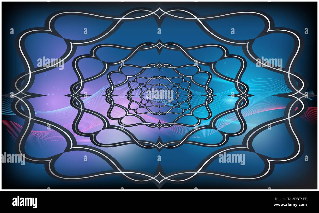 digital textile illustration design of abstract art Stock Photo - Alamy