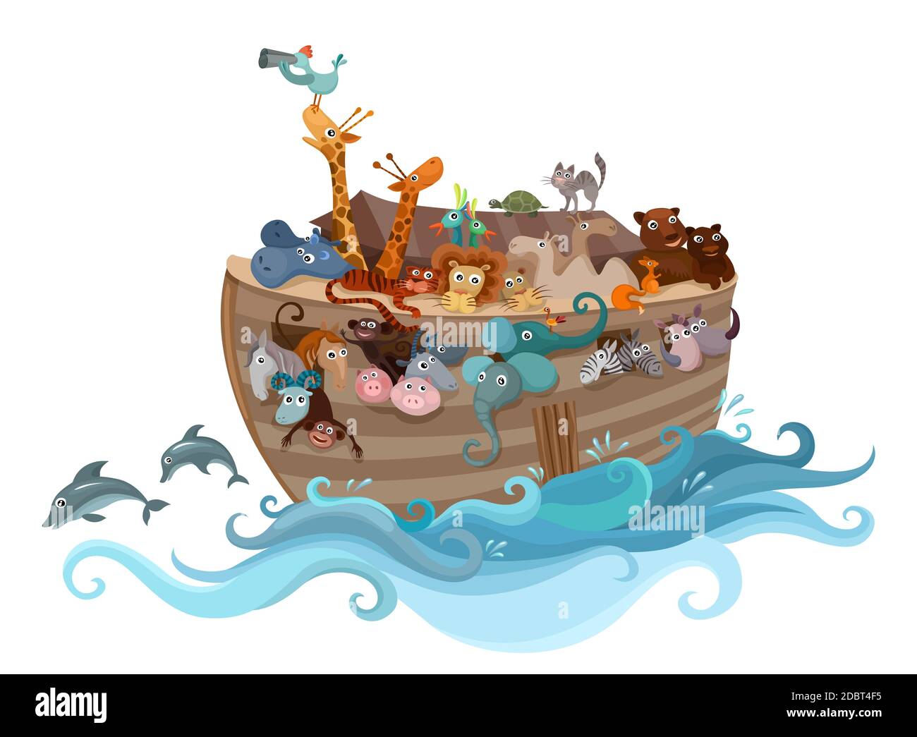 Noah cartoon hi-res stock photography and images - Alamy