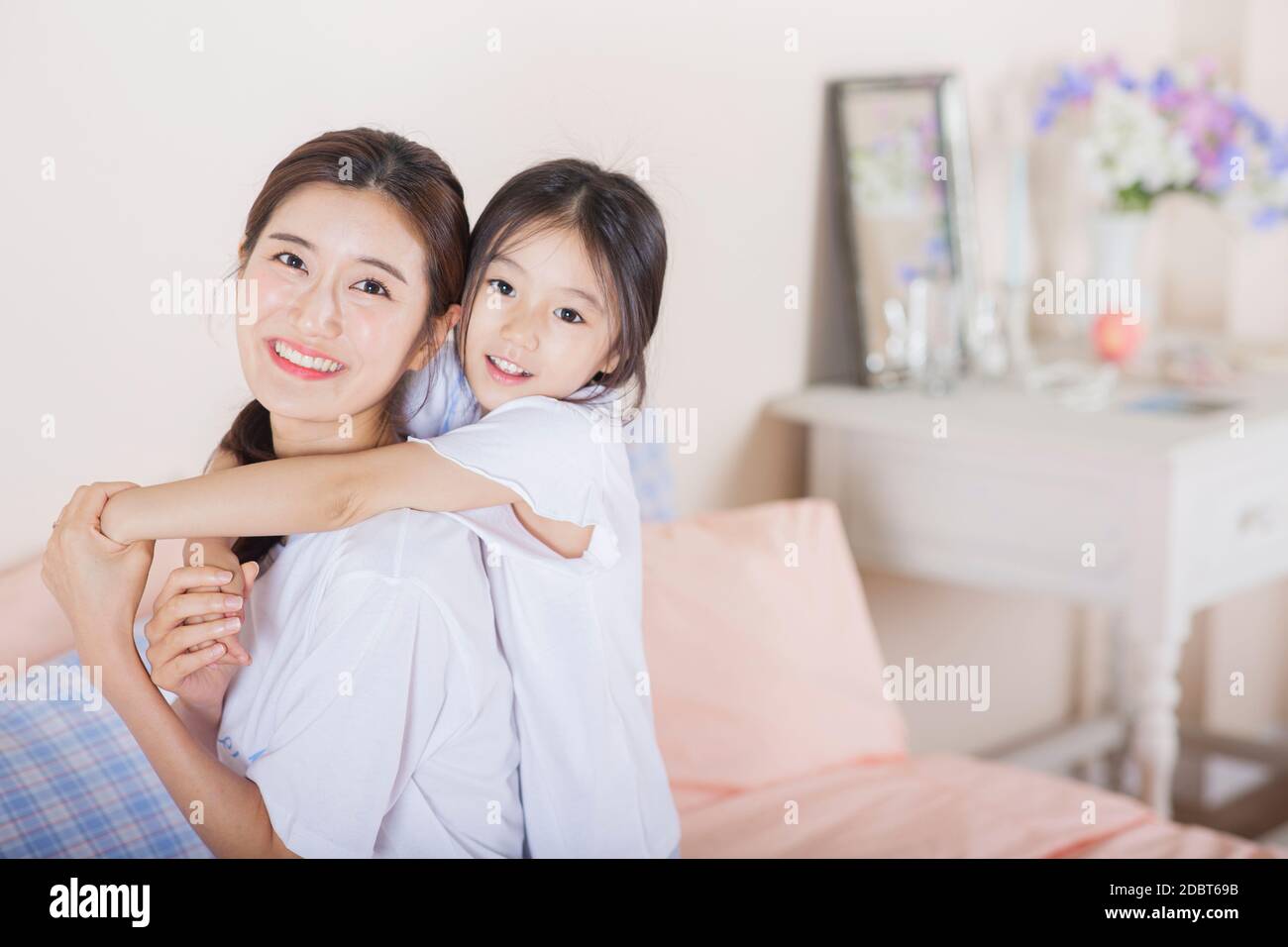 Concept of friendly family, Loving mother and cute daughter 011 Stock ...