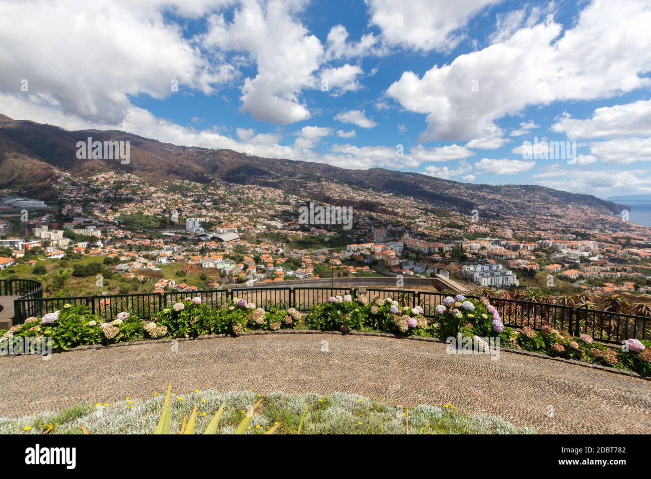 Panoramic view of Funchal on Madeira Island. Portugal Stock Photo - Alamy
