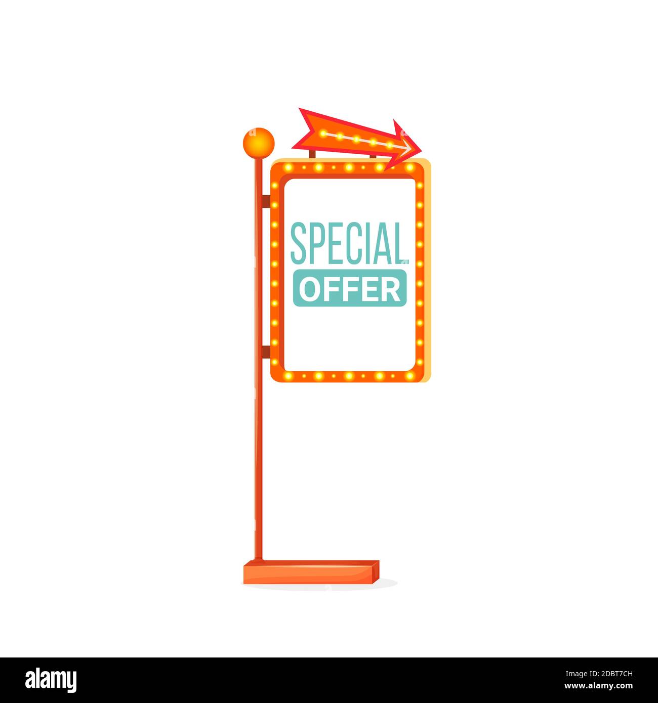 Marquee sign mockup Cut Out Stock Images & Pictures - Alamy