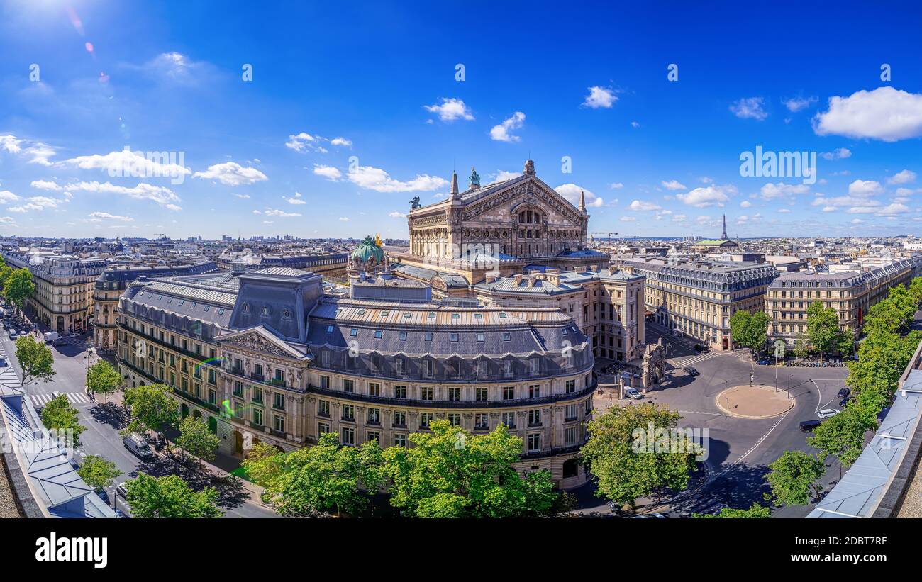 panoramic view at central paris, france Stock Photo - Alamy