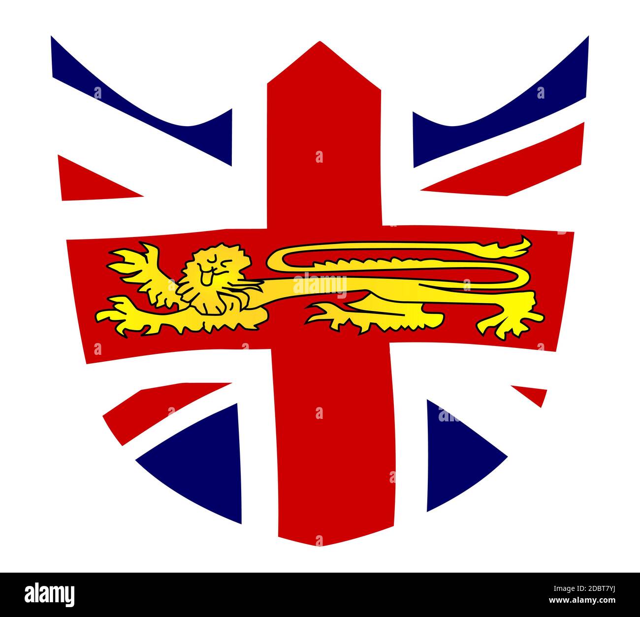 British lion emblem hi-res stock photography and images - Alamy