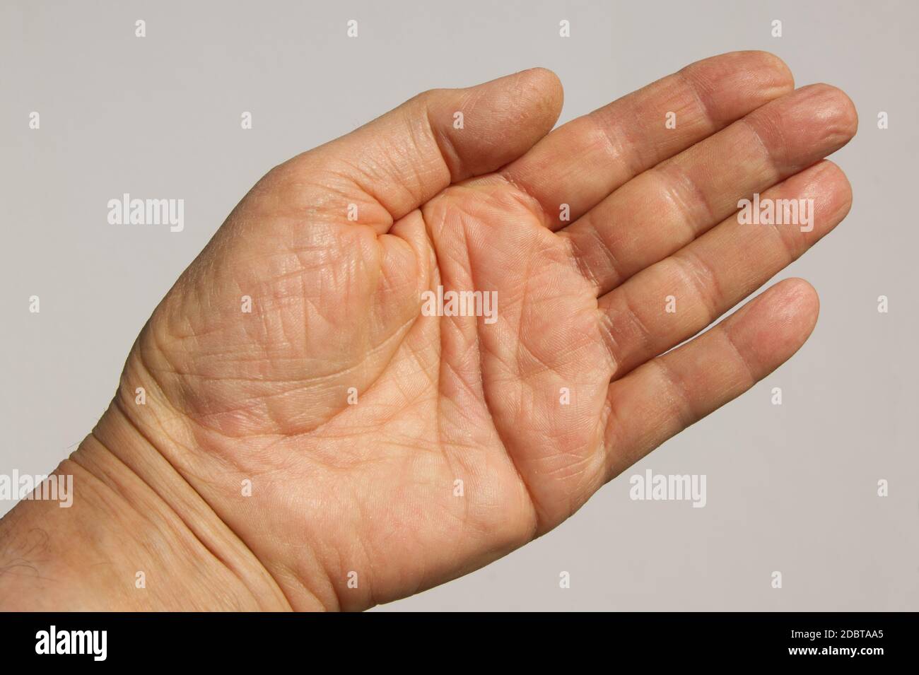Man's hand viewed from palm side Stock Photo - Alamy
