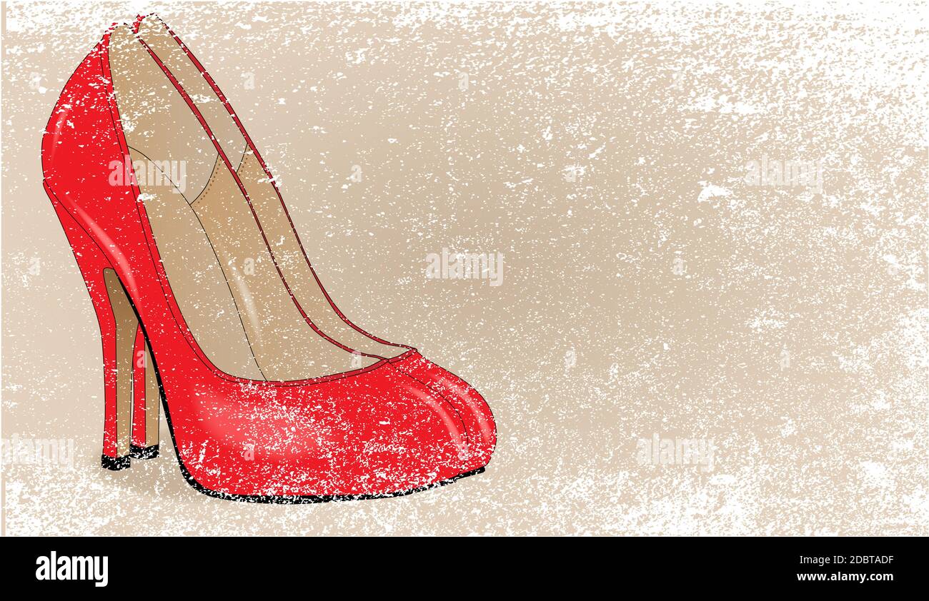 High heels drawing hi-res stock photography and images - Alamy