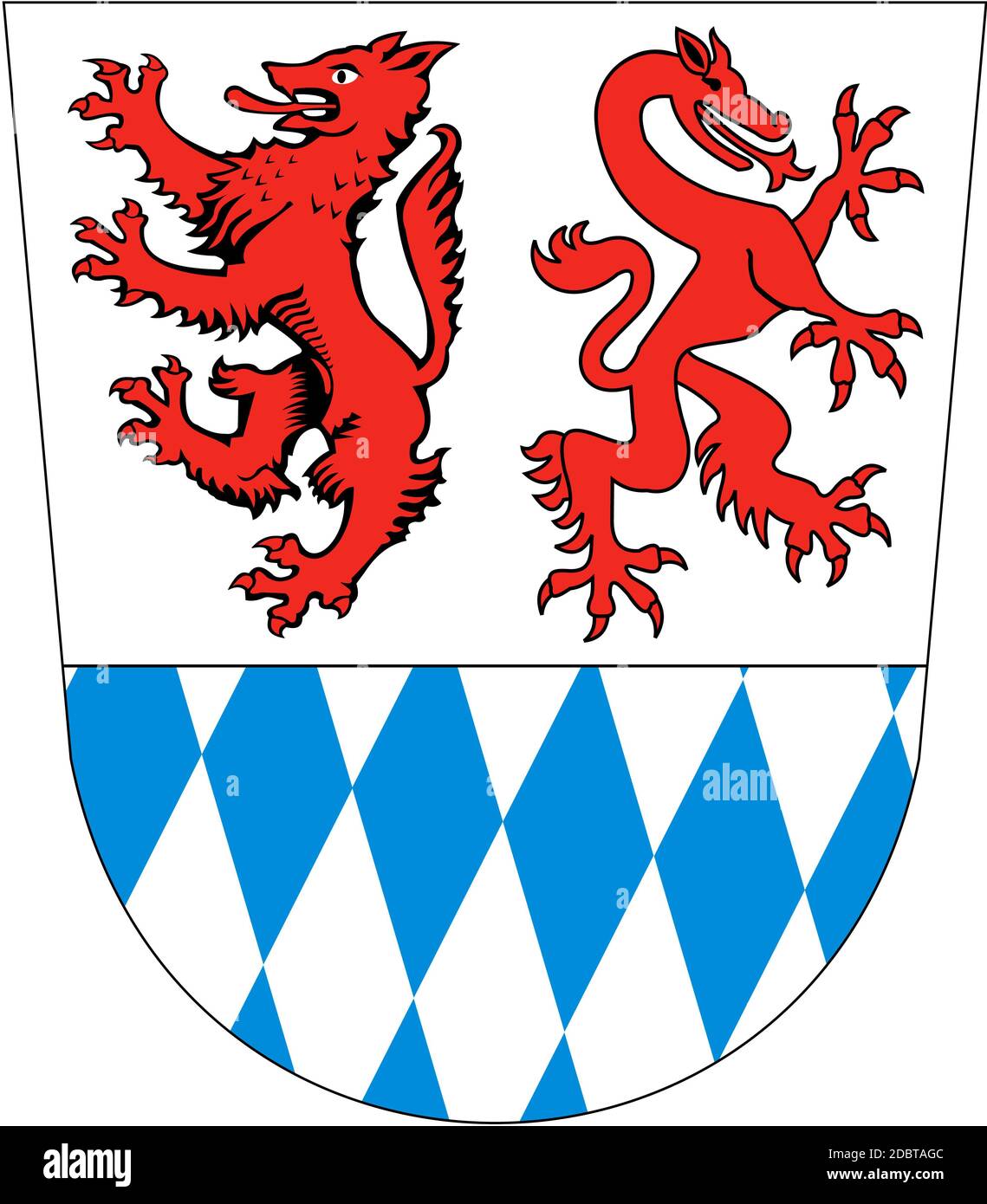 Coat of arms of the Passau district. Germany Stock Photo - Alamy