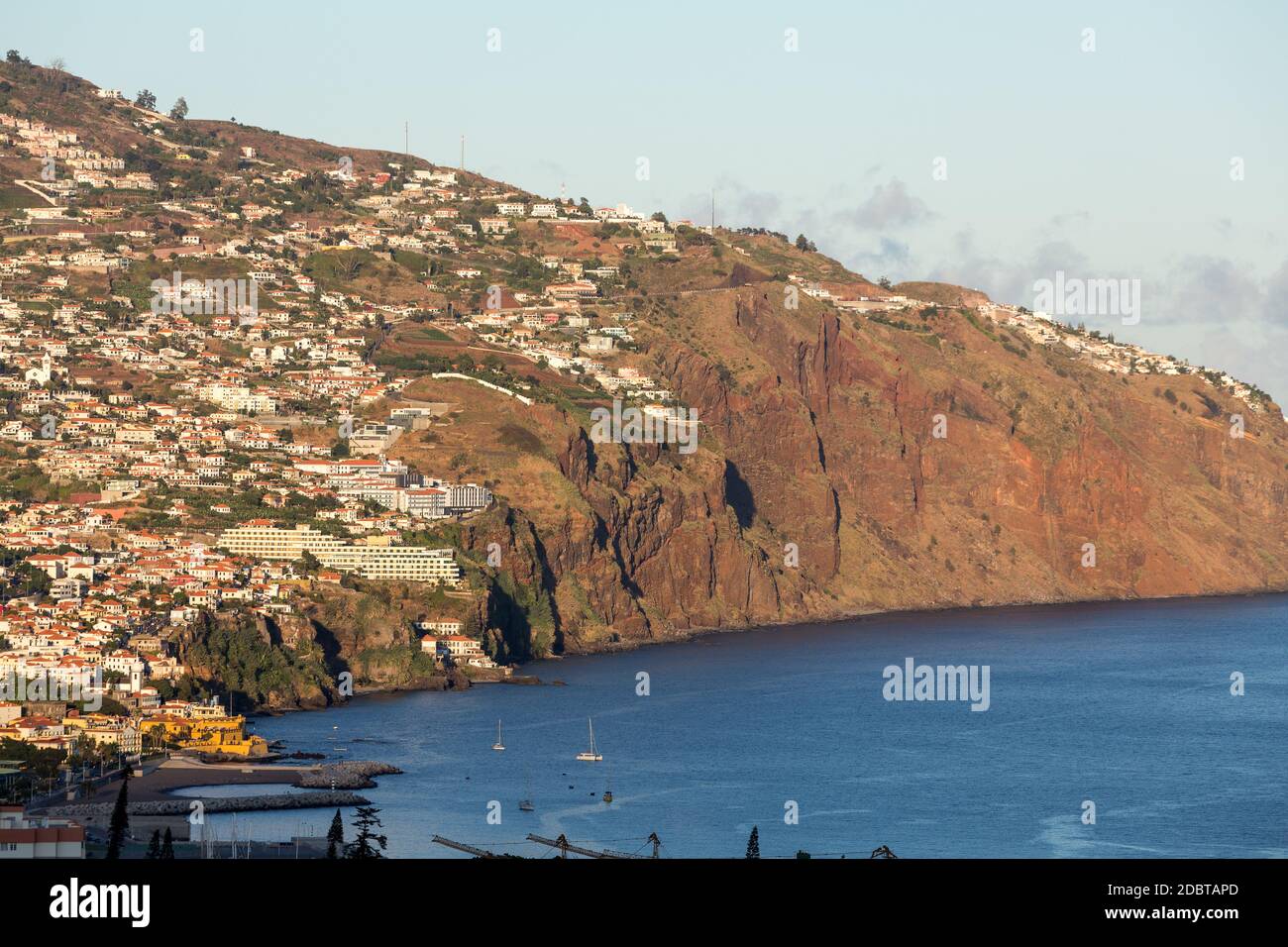 Panoramic view of Funchal on Madeira Island. Portugal Stock Photo - Alamy