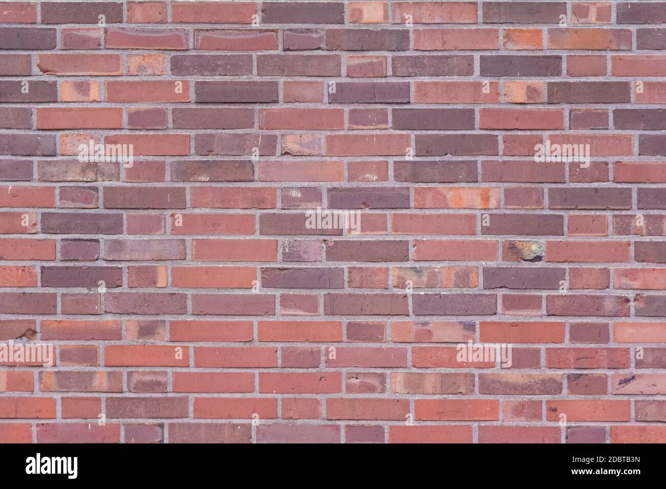 Brickwork with individual craft bricks pattern. Strong manual work ...