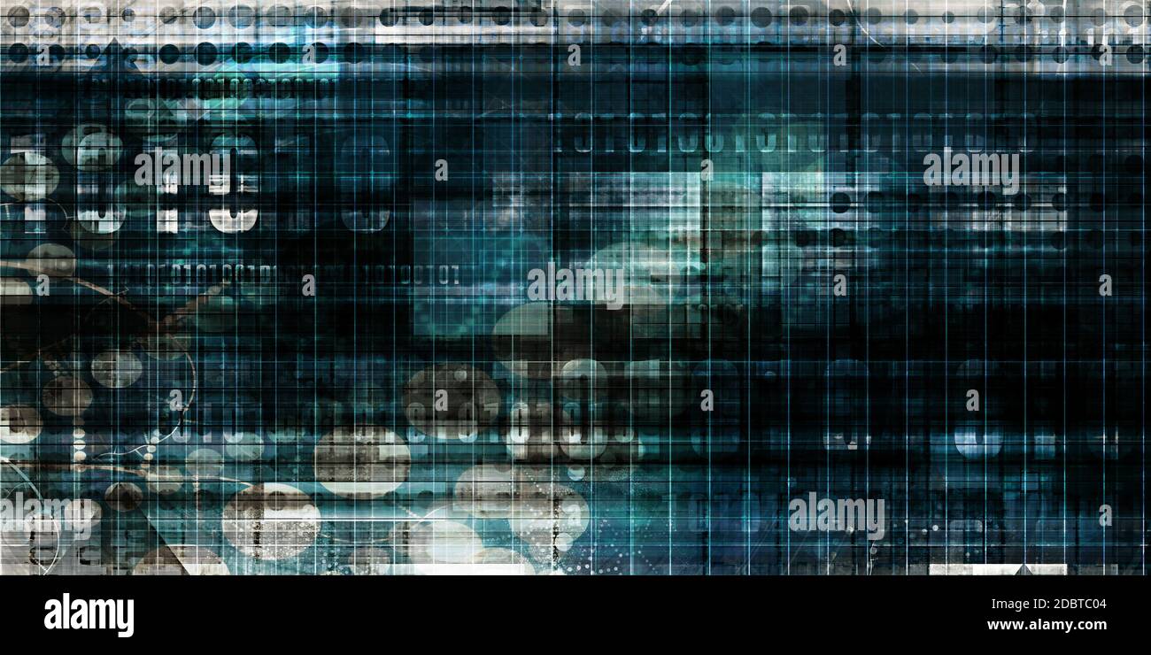 Data Stream Of Internet Digital Information Moving Stock Photo - Alamy