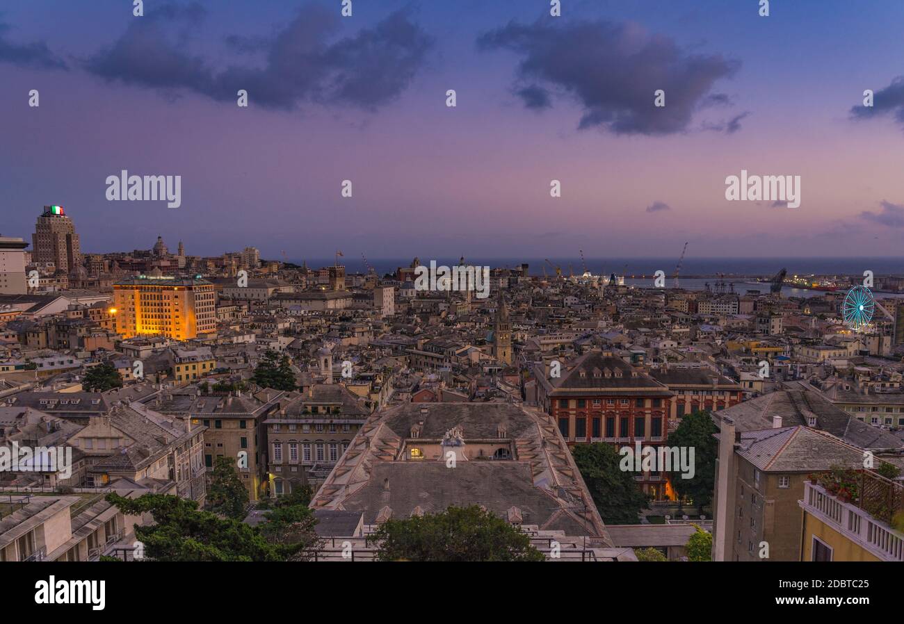 Italy at sunset from the water hi-res stock photography and images - Alamy