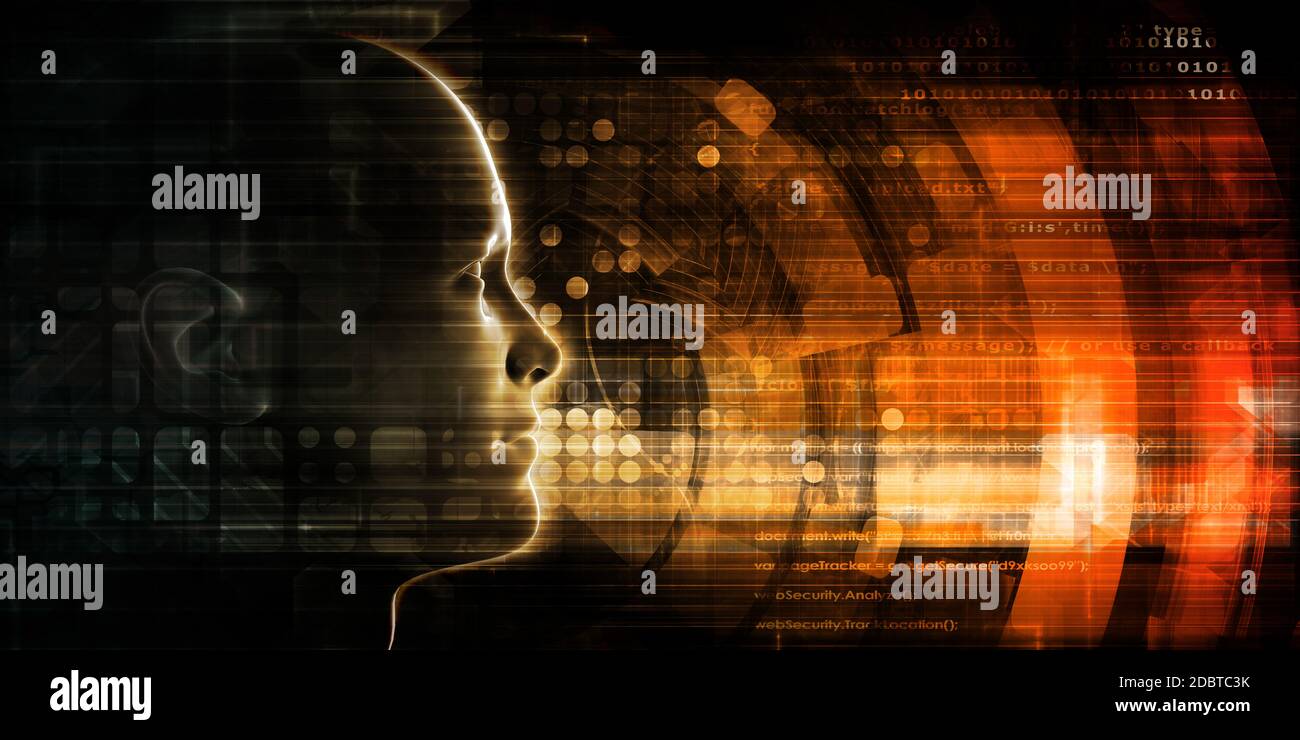 Electronic Engineering and Robotic Circuitry Background Art Stock Photo ...