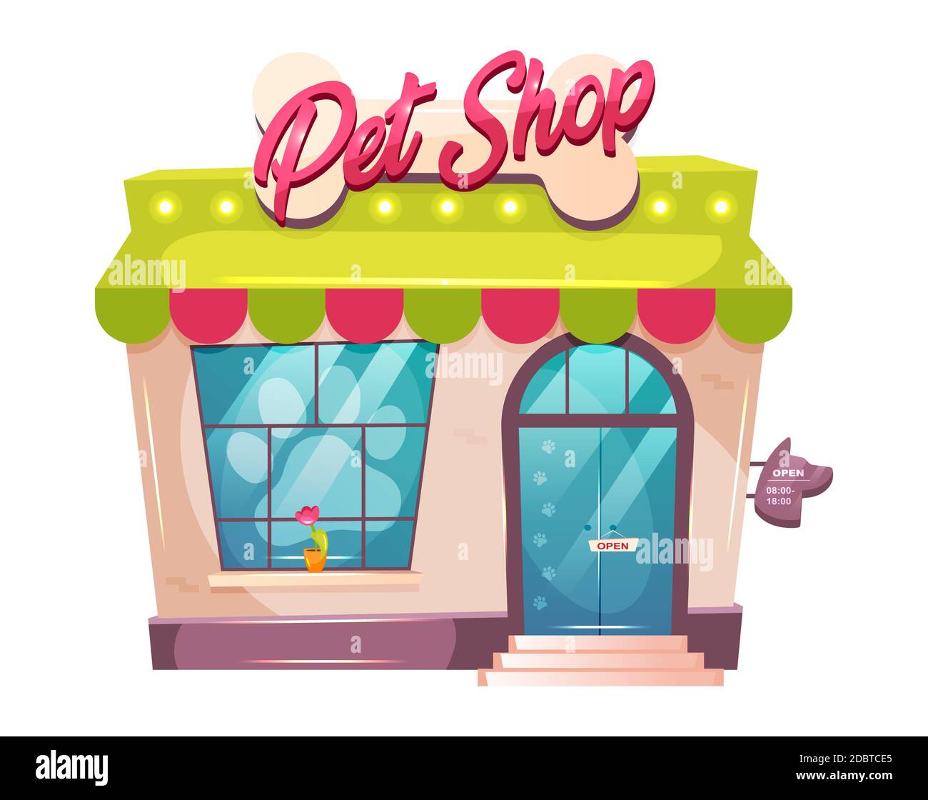 Pet store exterior Cut Out Stock Images & Pictures - Alamy