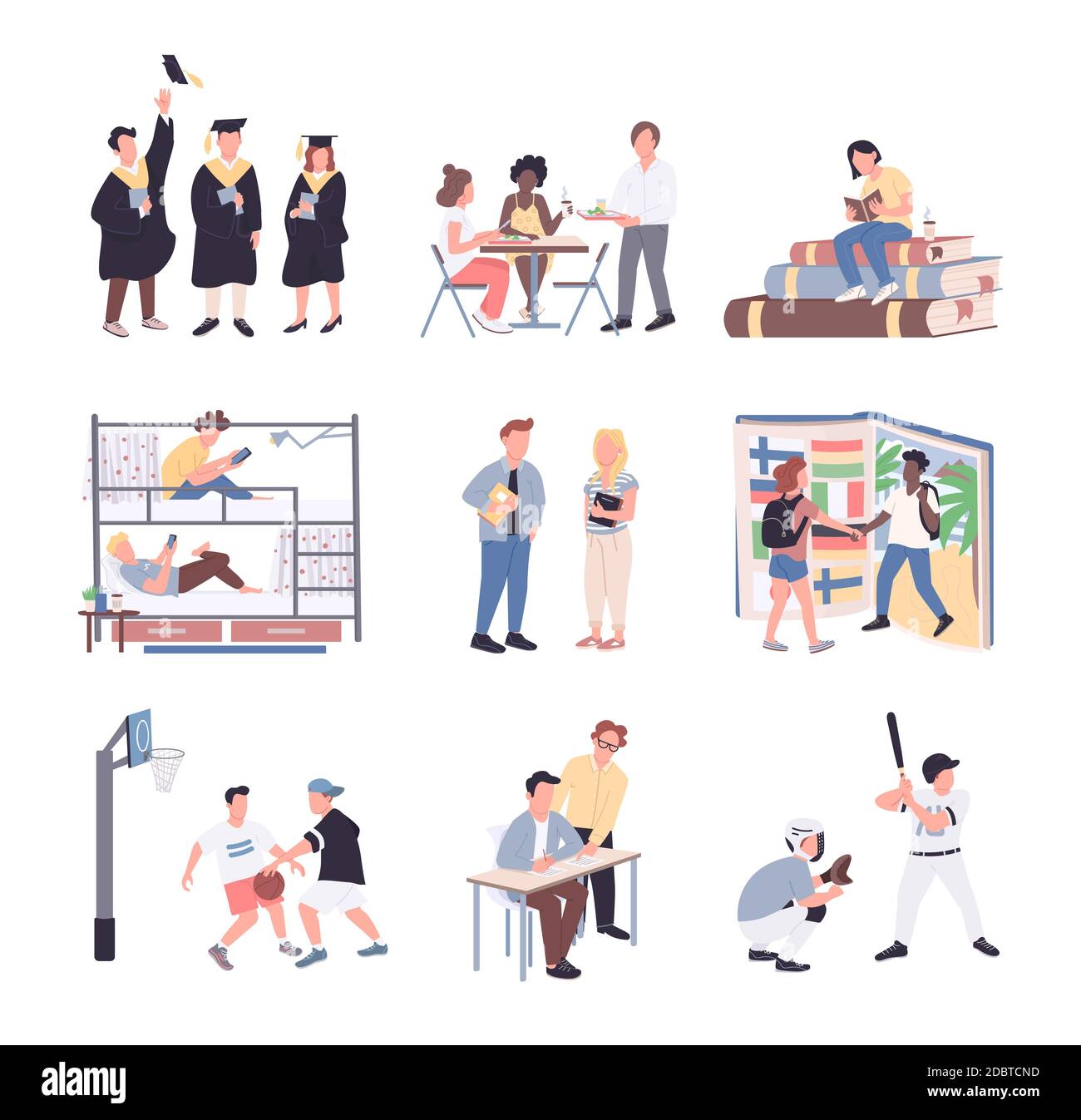 College Life Cartoon