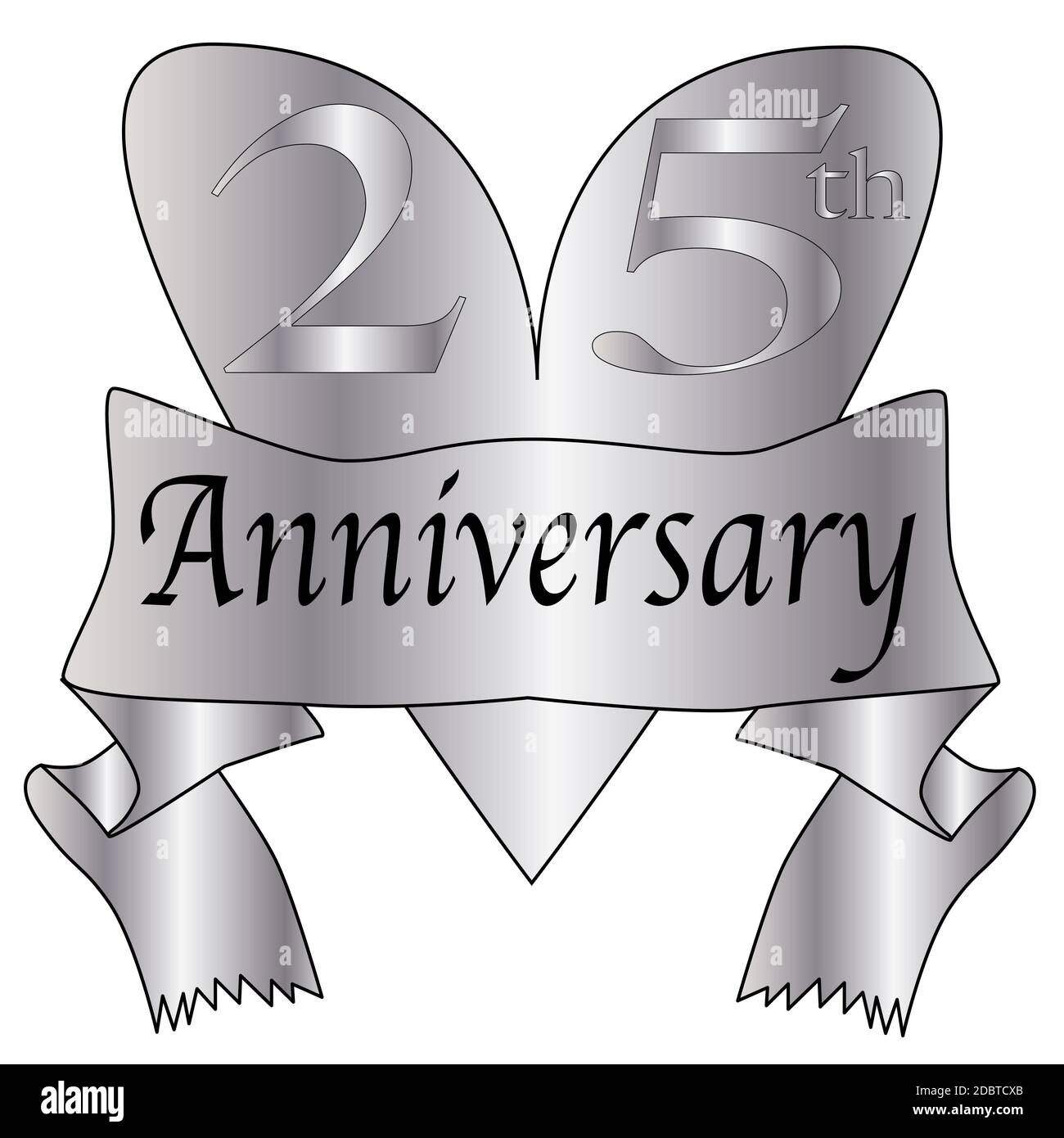 Silver Anniversary Clipart