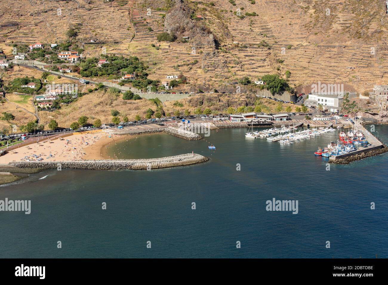 Sandy beach machico madeira hi-res stock photography and images - Alamy