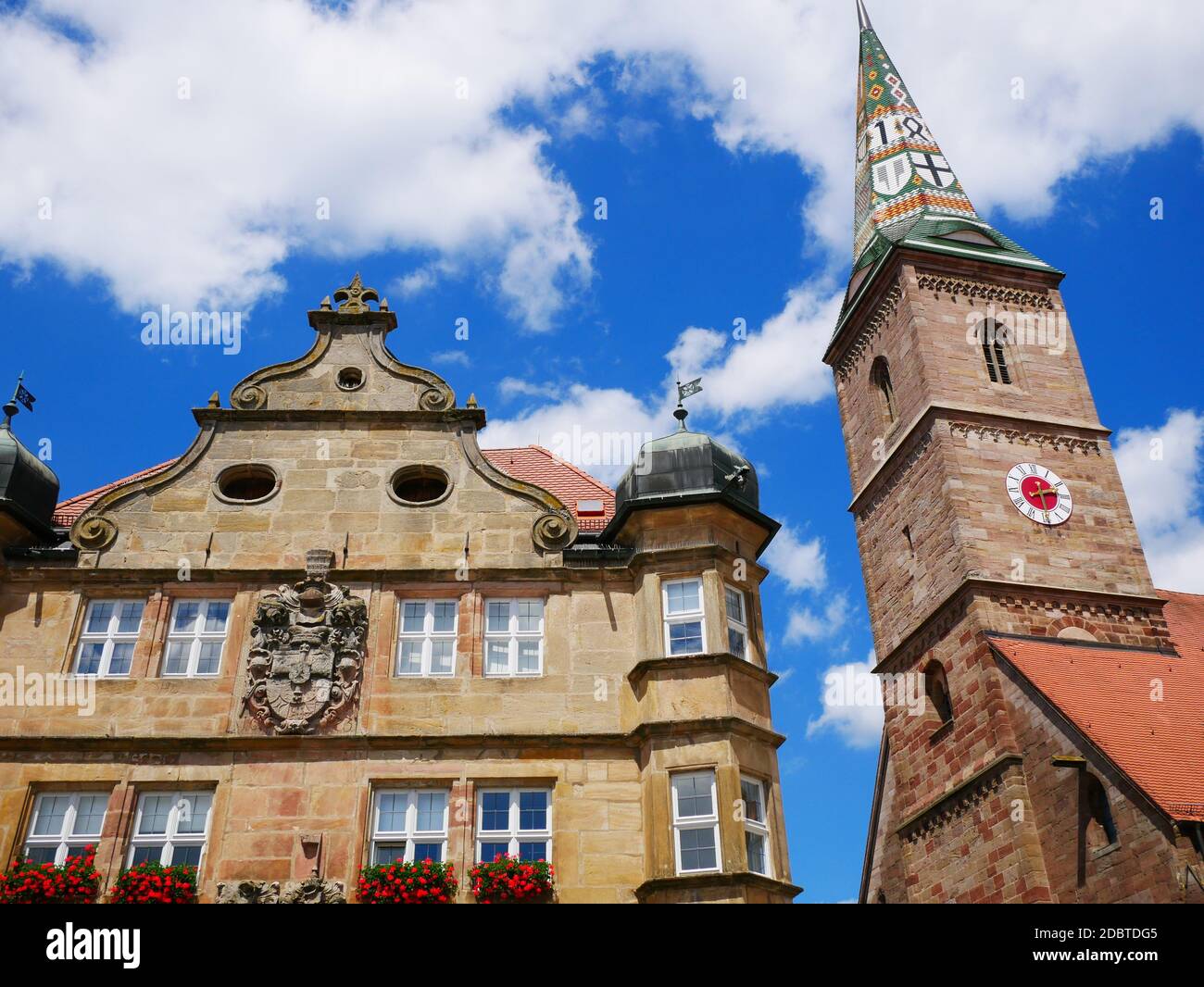 Wolframs-Eschenbach LiebfrauenmÃ¼nster Church Deutschordenschloss Erker ...