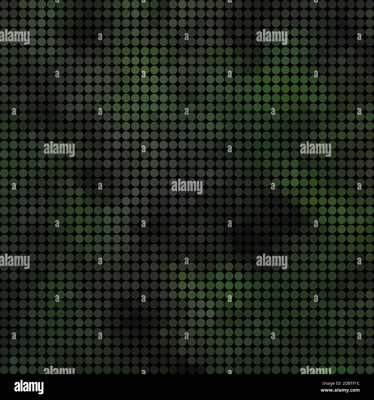 abstract colored round dots background - dark green Stock Photo - Alamy