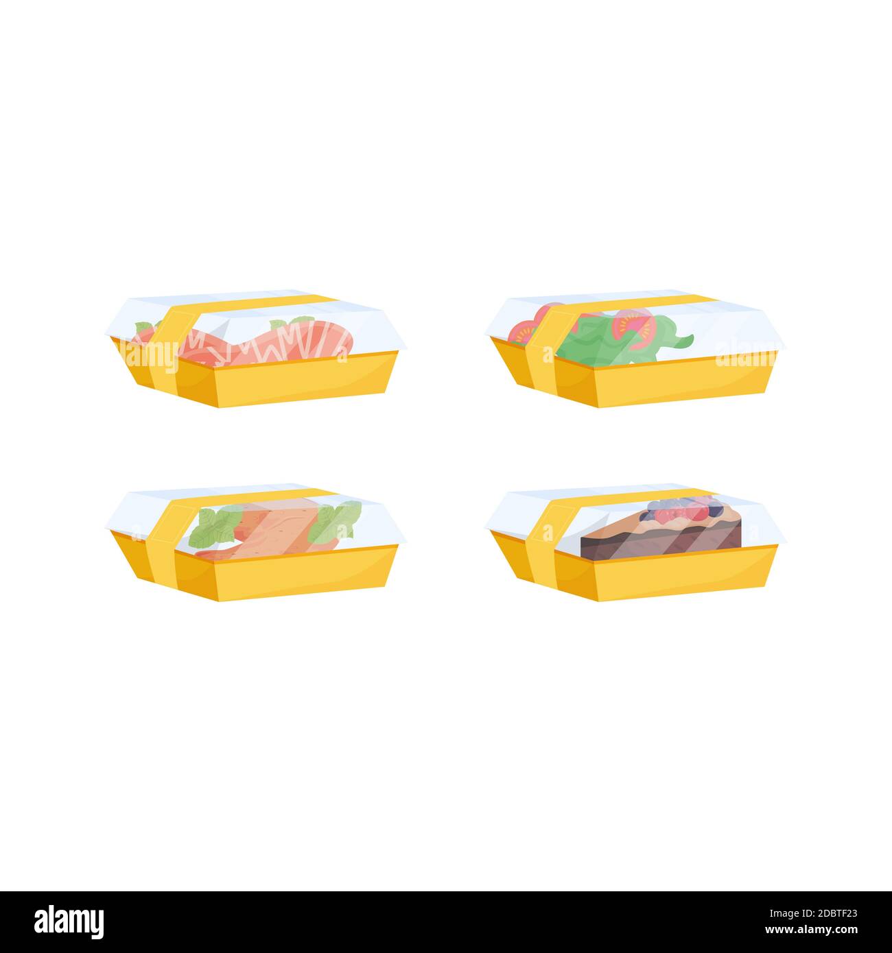 Packed meals Cut Out Stock Images & Pictures - Alamy