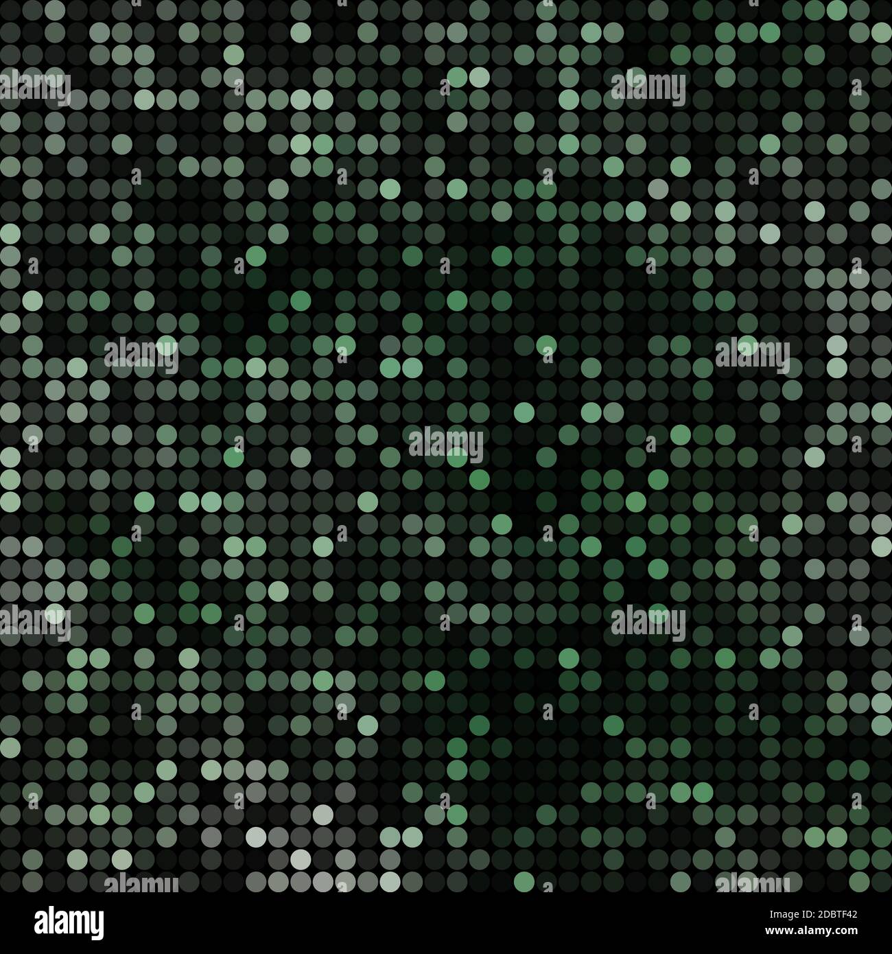 abstract colored round dots background - dark green Stock Photo - Alamy