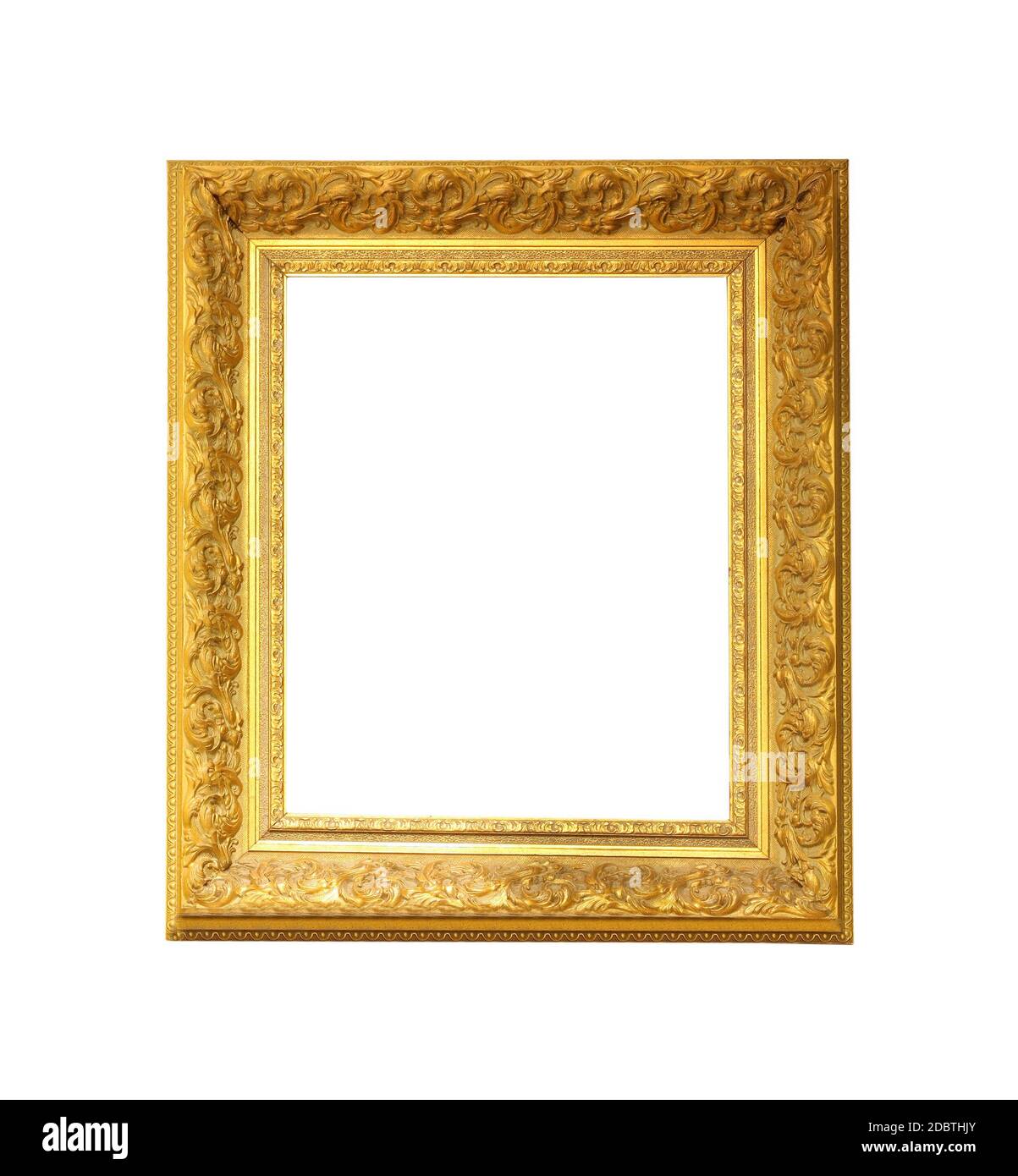 Antique old frame isolated with clipping path included Stock Photo - Alamy