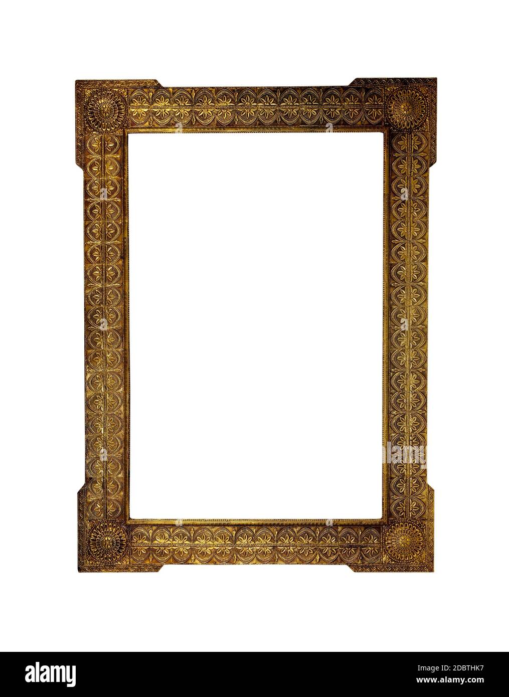 Gold frame islamic ornament Cut Out Stock Images & Pictures - Alamy