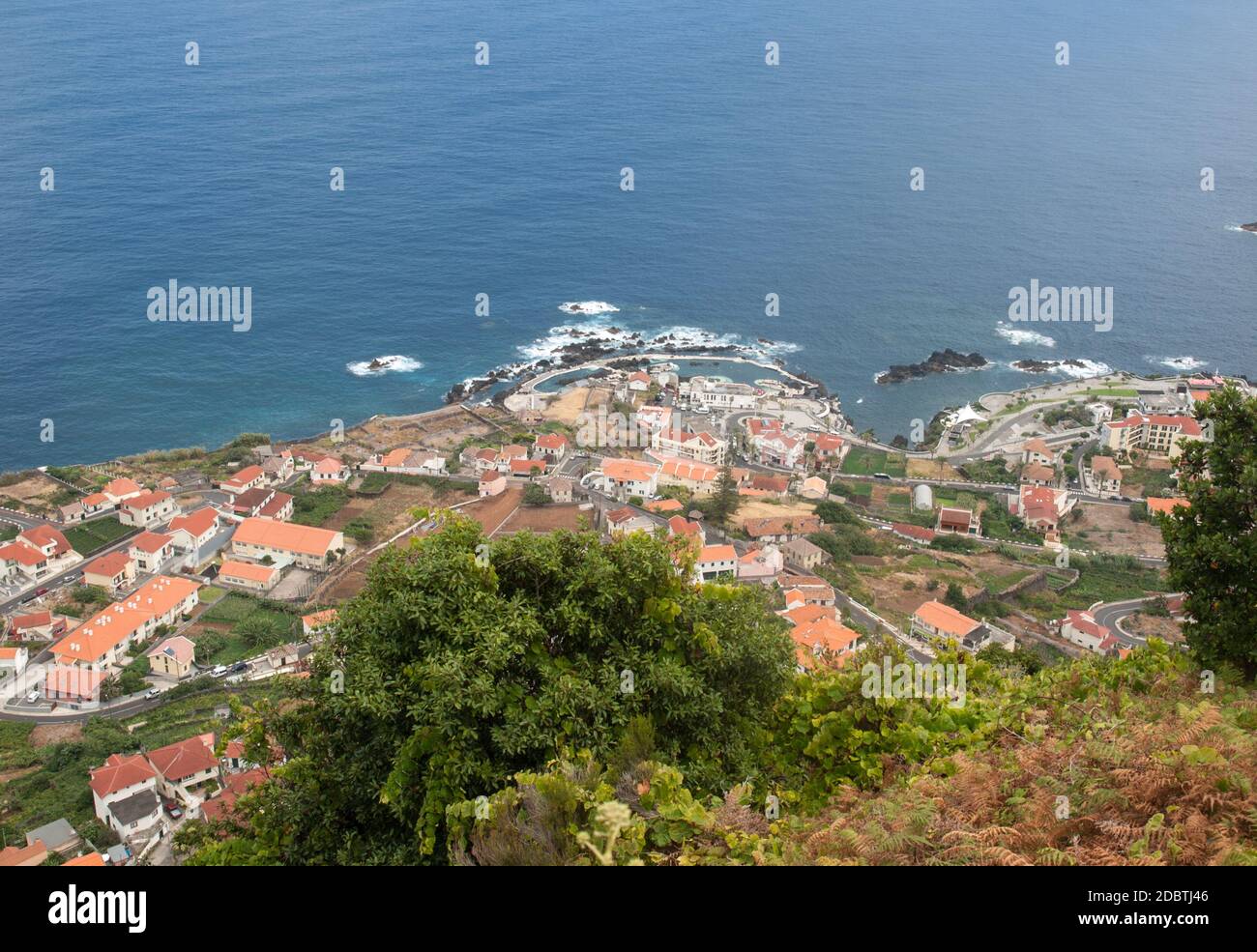 Panoramic view on Porto Moniz, Madeira island, Portugal Stock Photo - Alamy