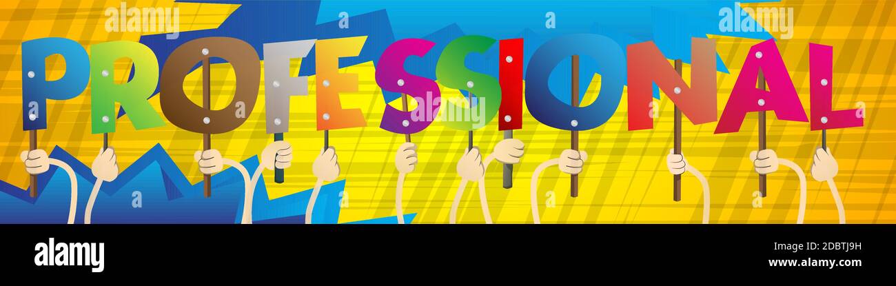 Diverse hands holding letters of the alphabet created the word ...