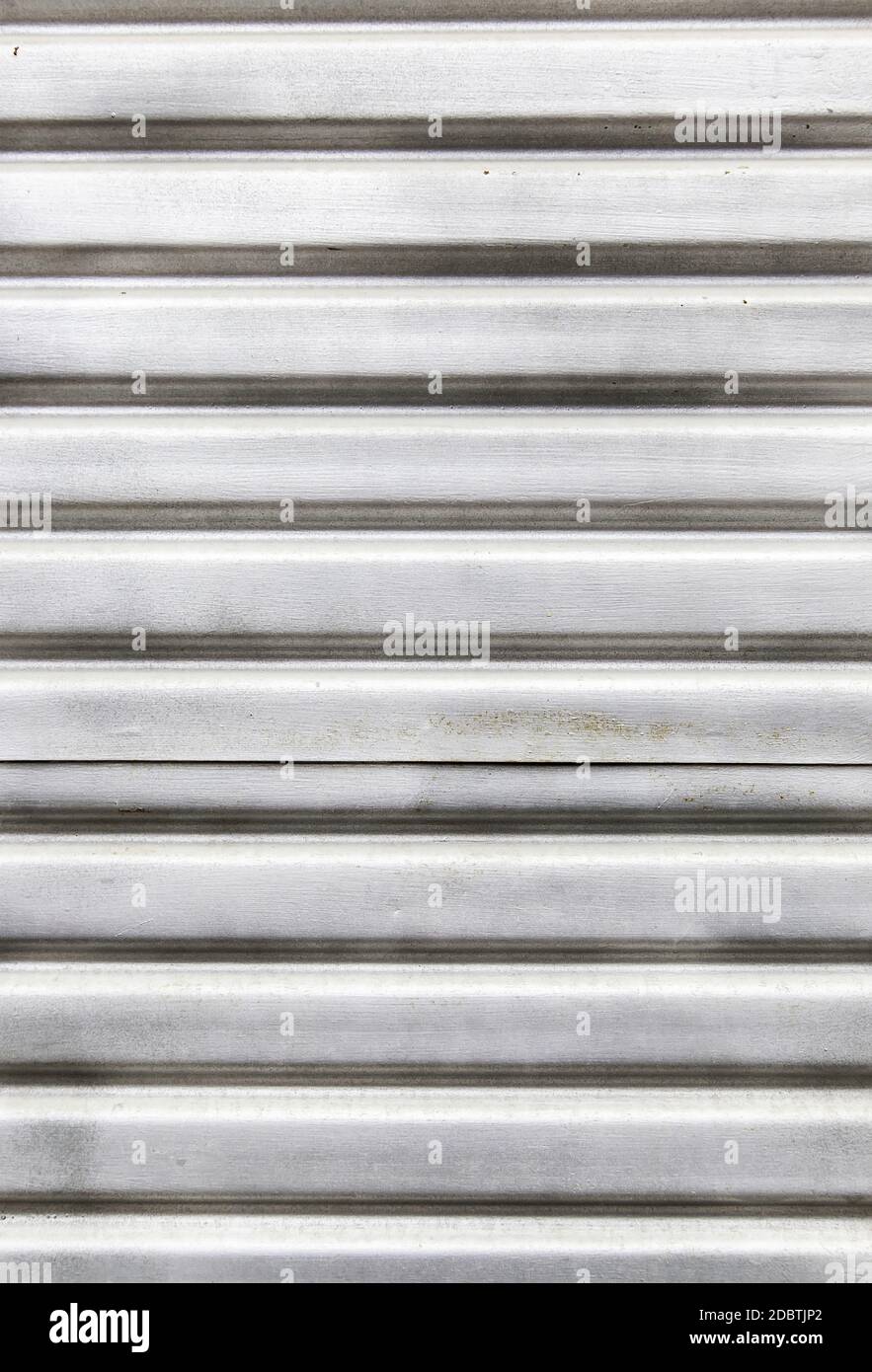Silver metallic door, detail of garage door, metallic background Stock ...