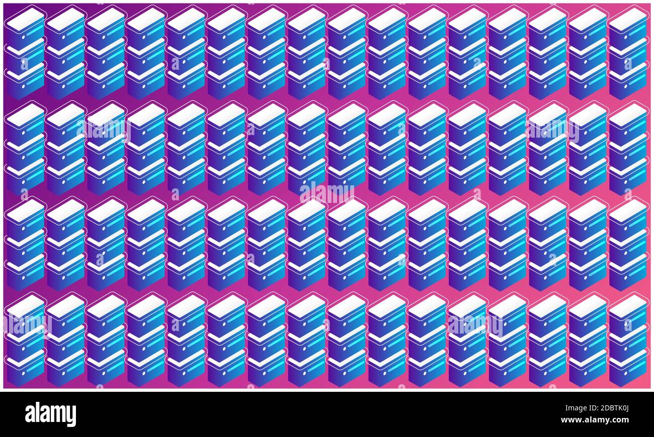 digital textile design of various cubes on abstract background Stock ...