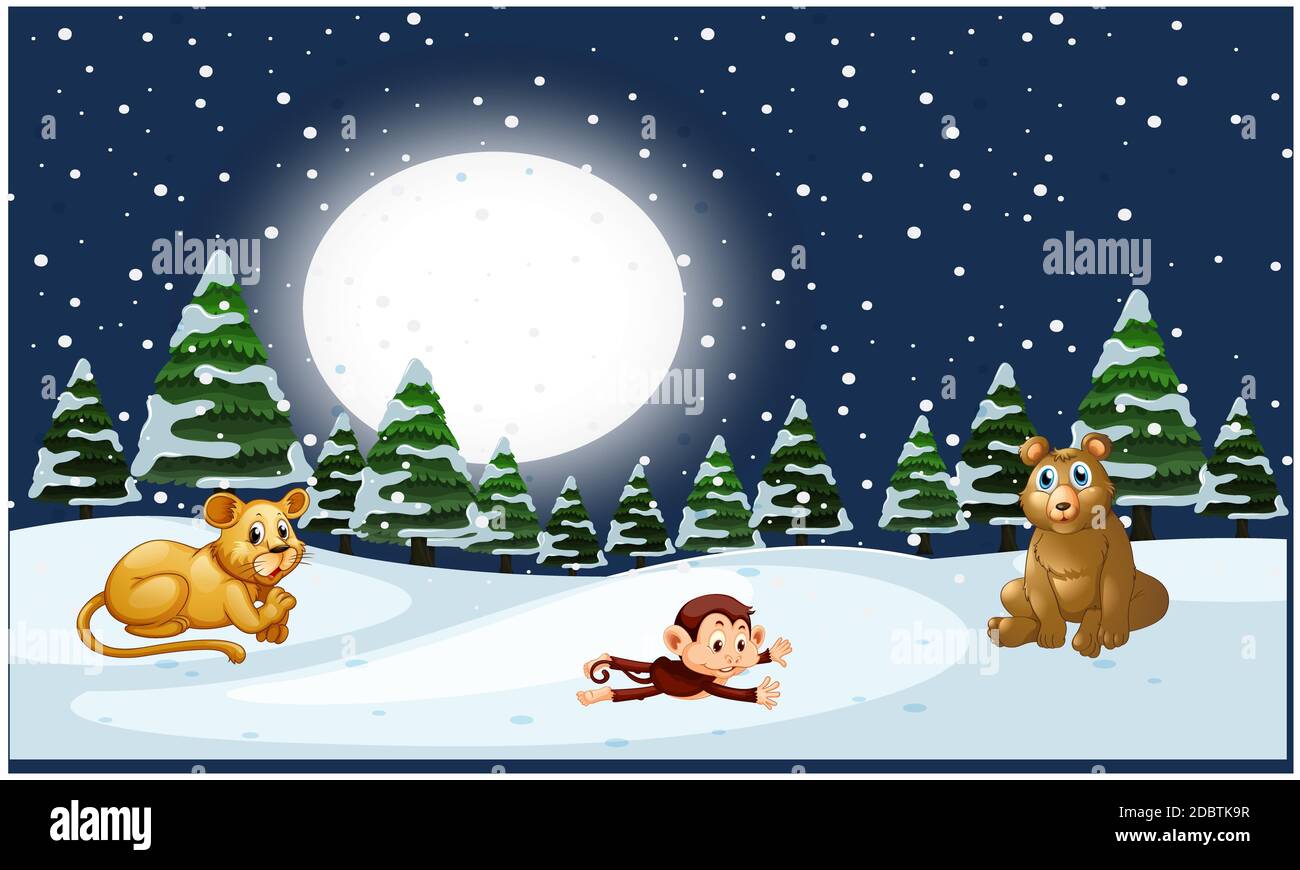 Play winter in park Cut Out Stock Images & Pictures - Alamy