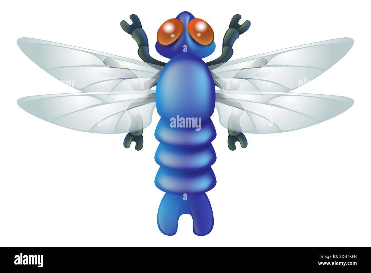 Cartoon illustration funny fly insect hi-res stock photography and ...