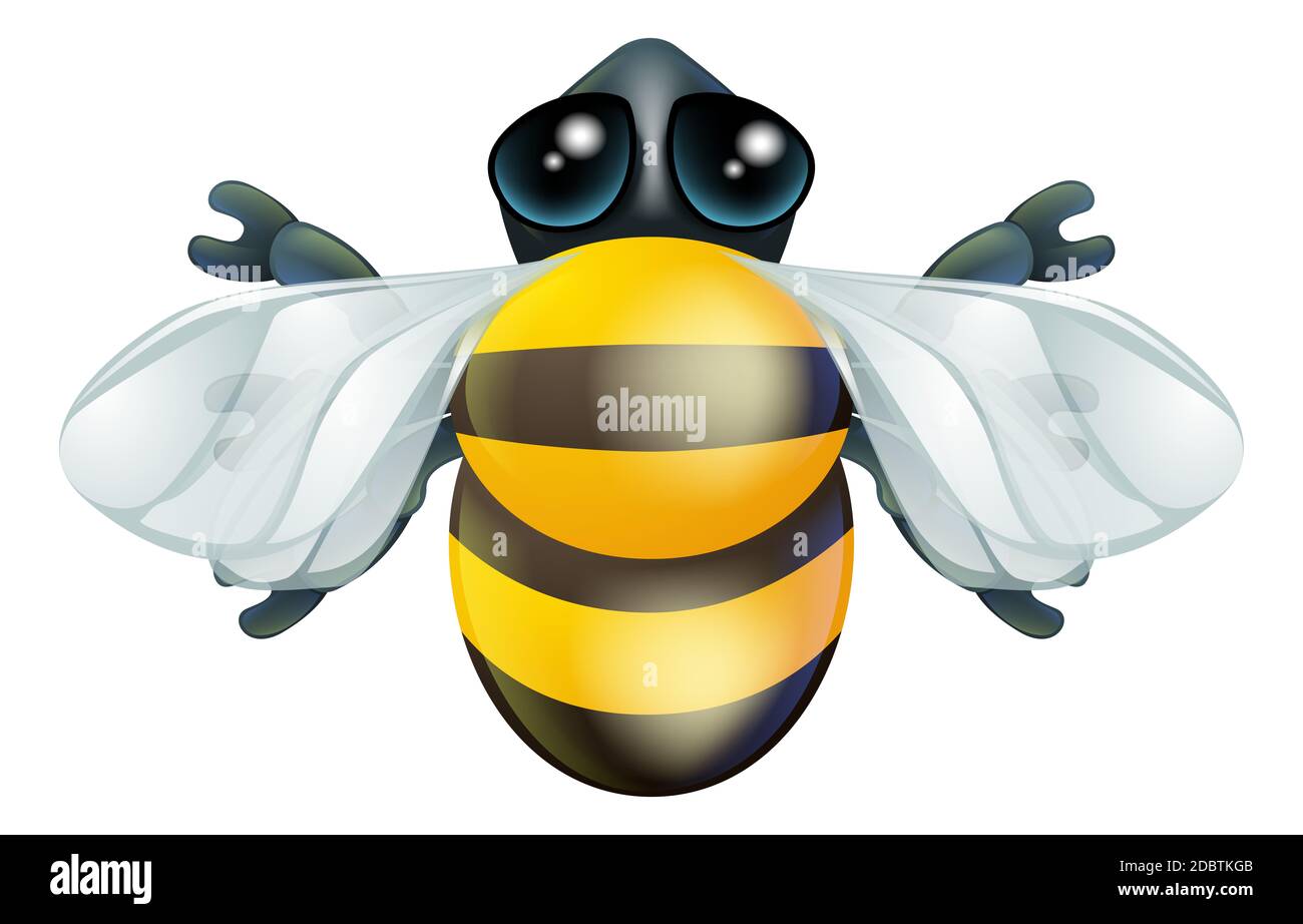 Cartoon bumblebee bee hi-res stock photography and images - Alamy