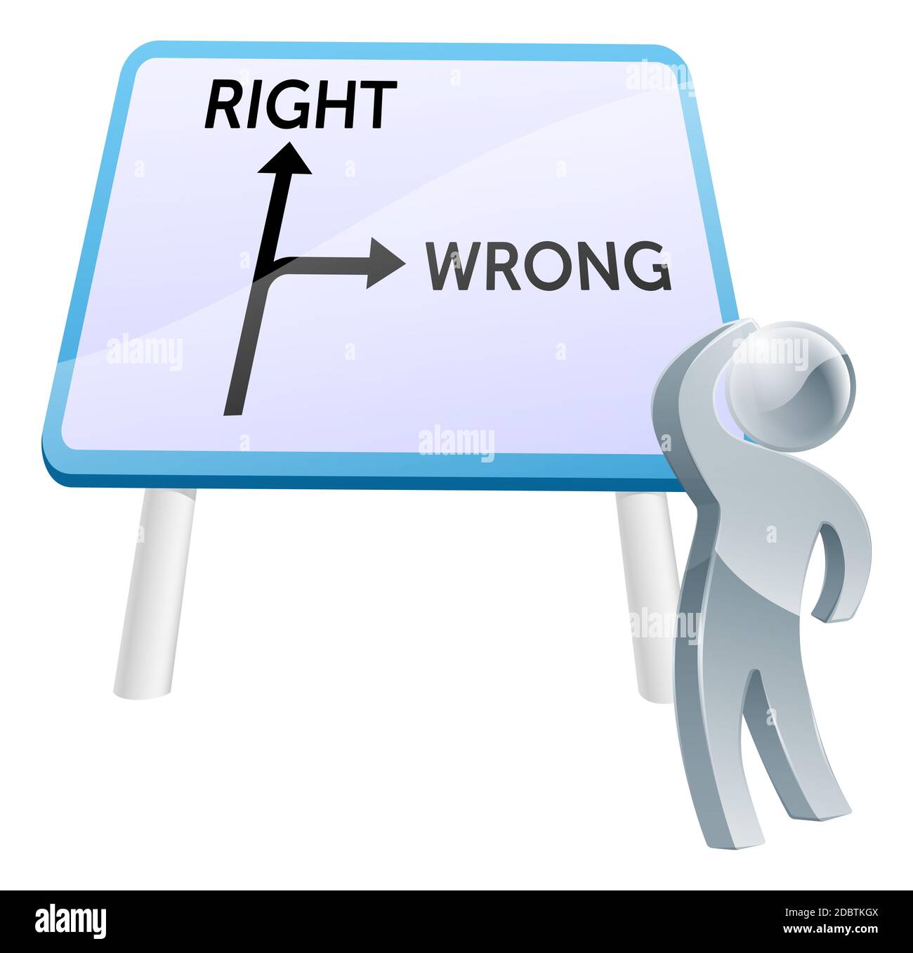 Road signs arrows Cut Out Stock Images & Pictures - Alamy