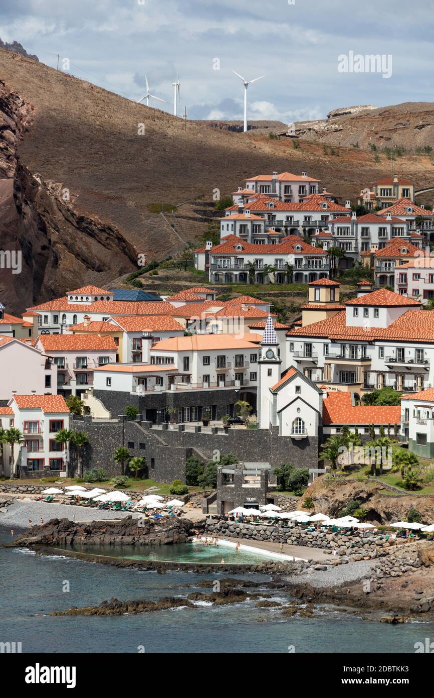 Prainha located near the breathtaking area of Ponta de Sao Lourenço ...