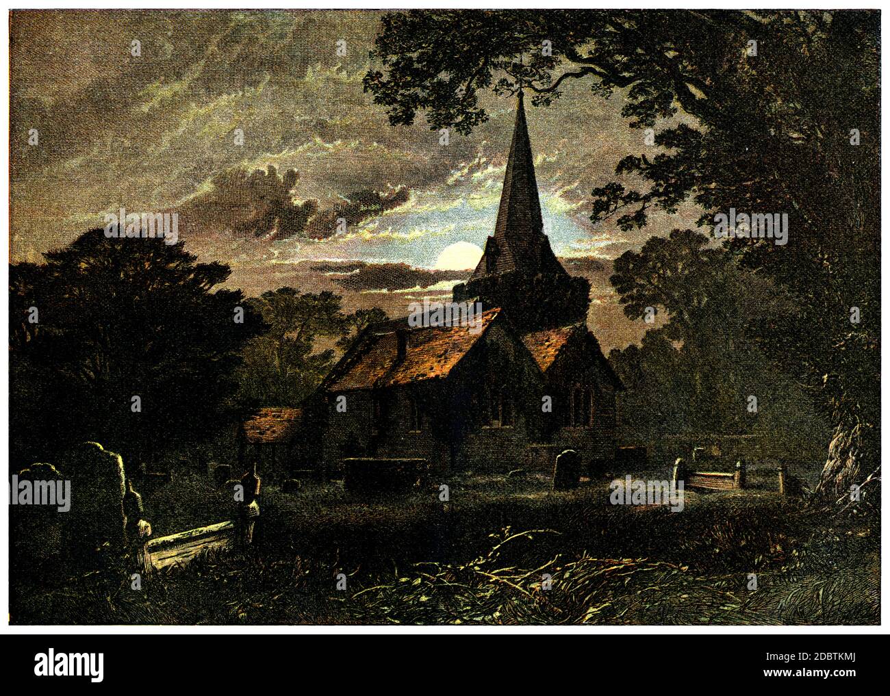 Rural england church Cut Out Stock Images & Pictures - Alamy