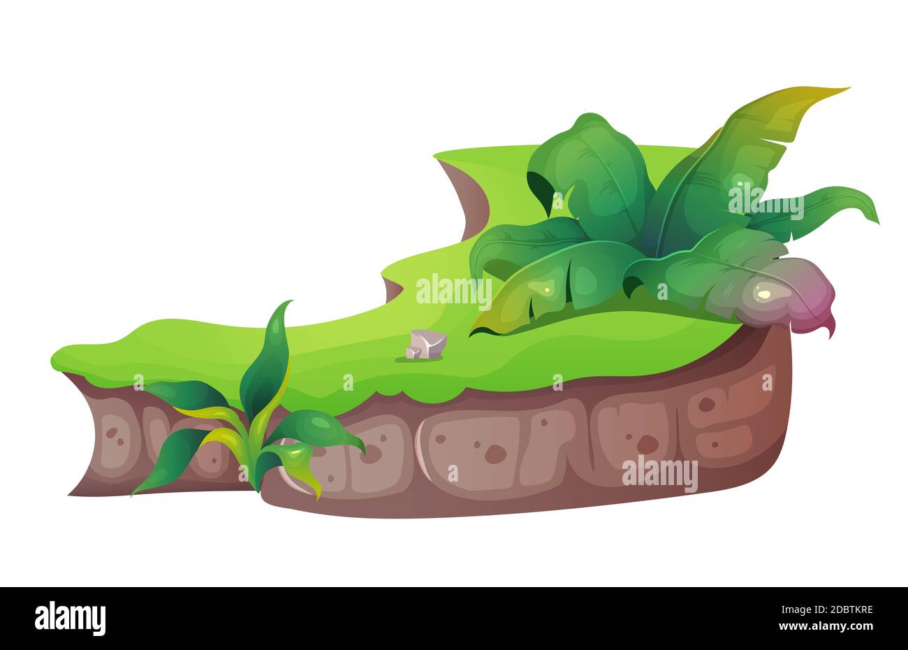 Coloring Cartoon Bushes