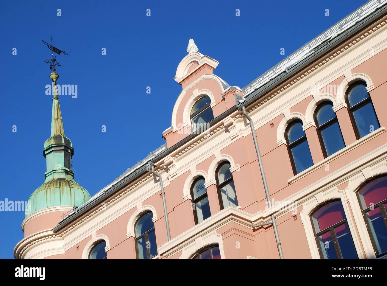 Historic facade in the Norwegian city of Trondheim Stock Photo - Alamy