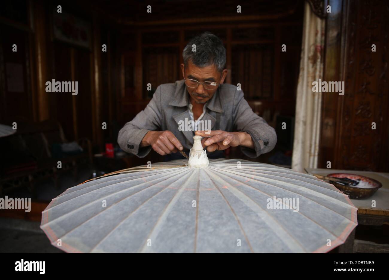 Old paper making machine hi-res stock photography and images - Alamy