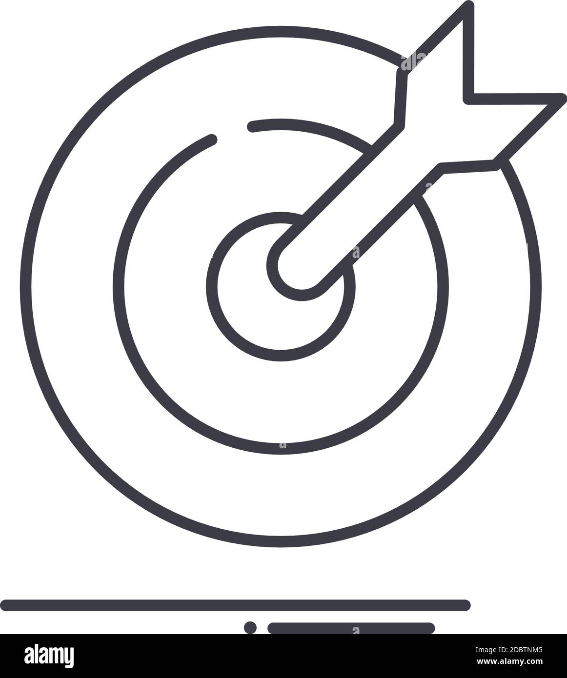 Sport goal icon, linear isolated illustration, thin line vector, web ...