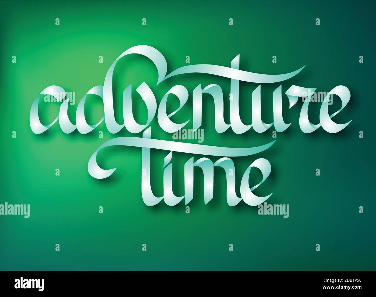 Typographical travel design concept with elegant calligraphic Adventure ...
