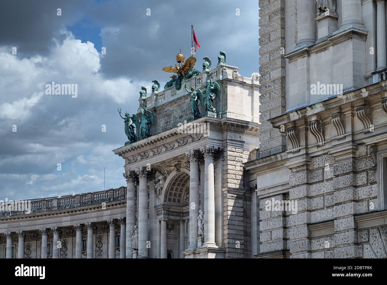 Hofburg Vienna, historic building of monarchy and travel destination ...