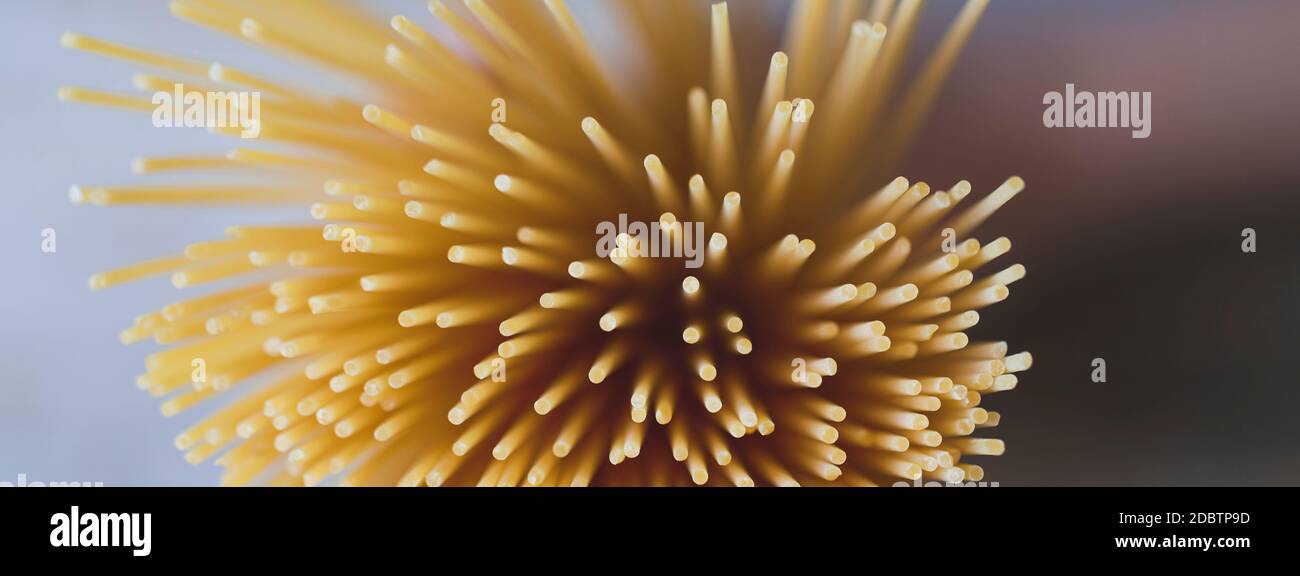 Macro of many Spaghetti Noodles and egg noodles Stock Photo - Alamy