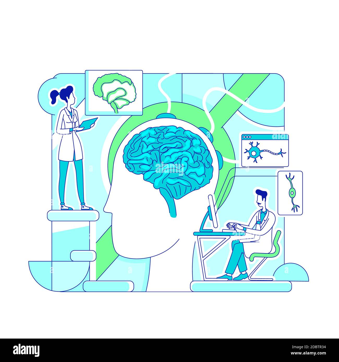 Eeg cartoon hi-res stock photography and images - Alamy