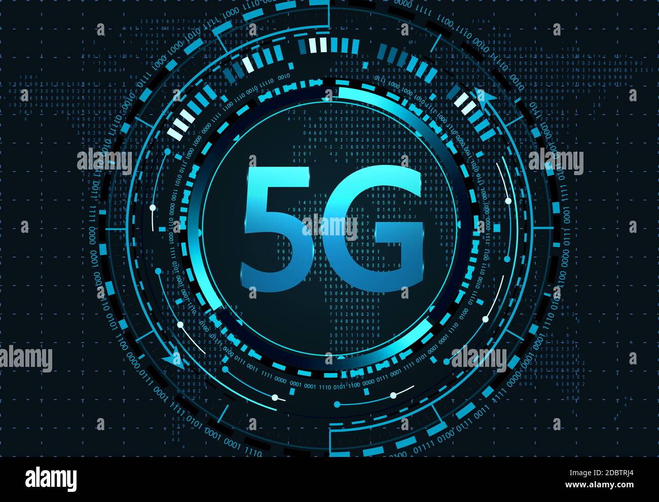 5G New wireless high-speed Internet connection and Wi-Fi. Vector ...