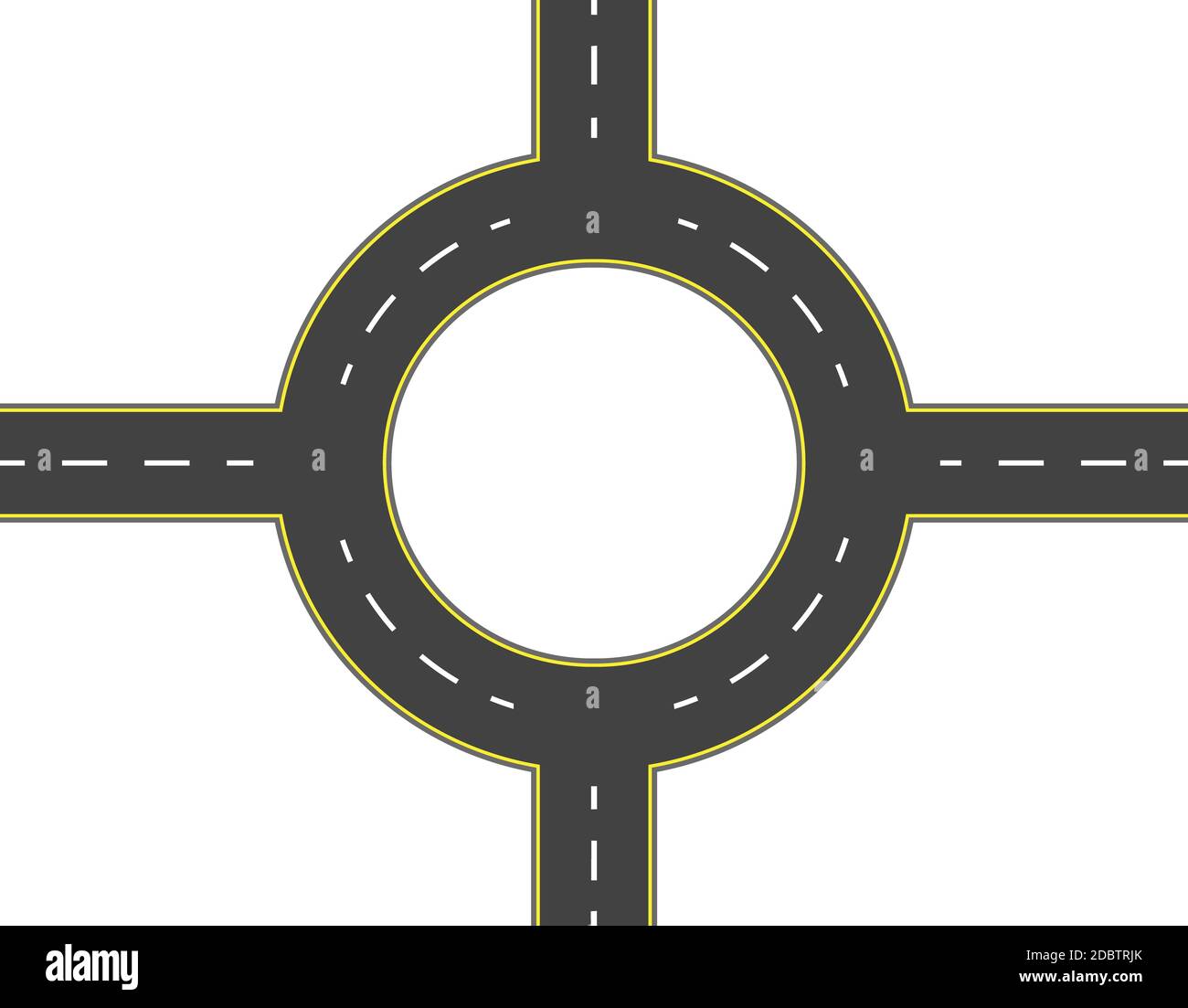 Bus lane markings Cut Out Stock Images & Pictures - Alamy