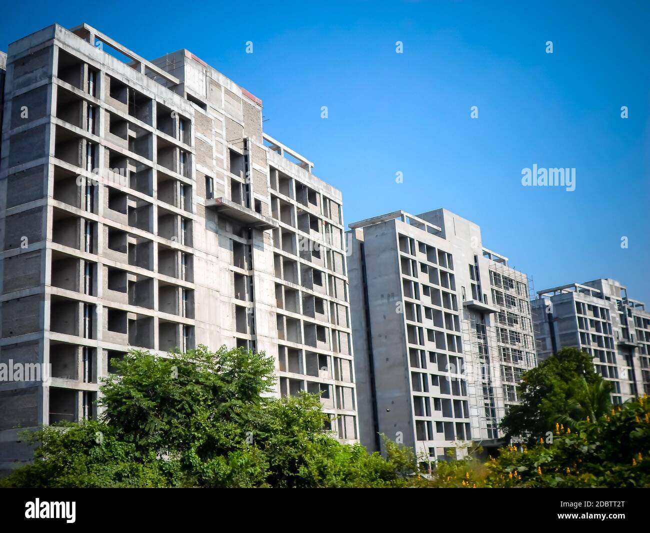 Building under construction. New Housing Project. Upcoming Residential ...