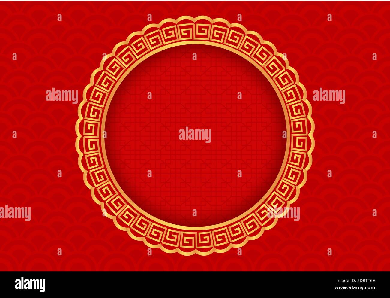 Gold background with a pattern in the Chinese style. Vector ...
