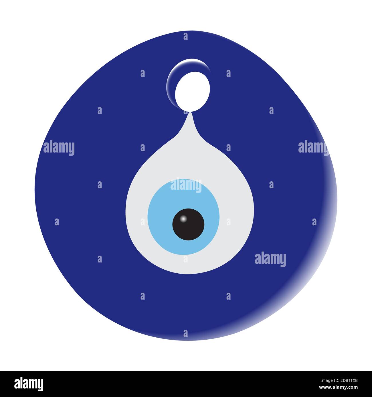 Traditional Turkish Amulet Evil Eye on white background Stock Photo - Alamy