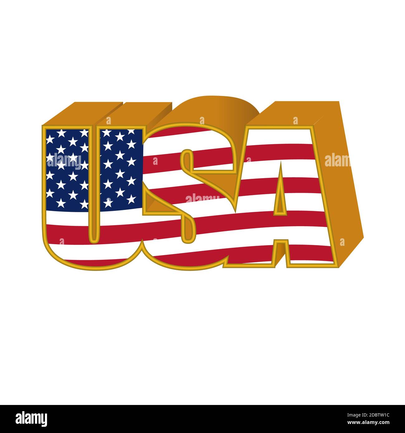 Stylized american flag logo hi-res stock photography and images - Alamy